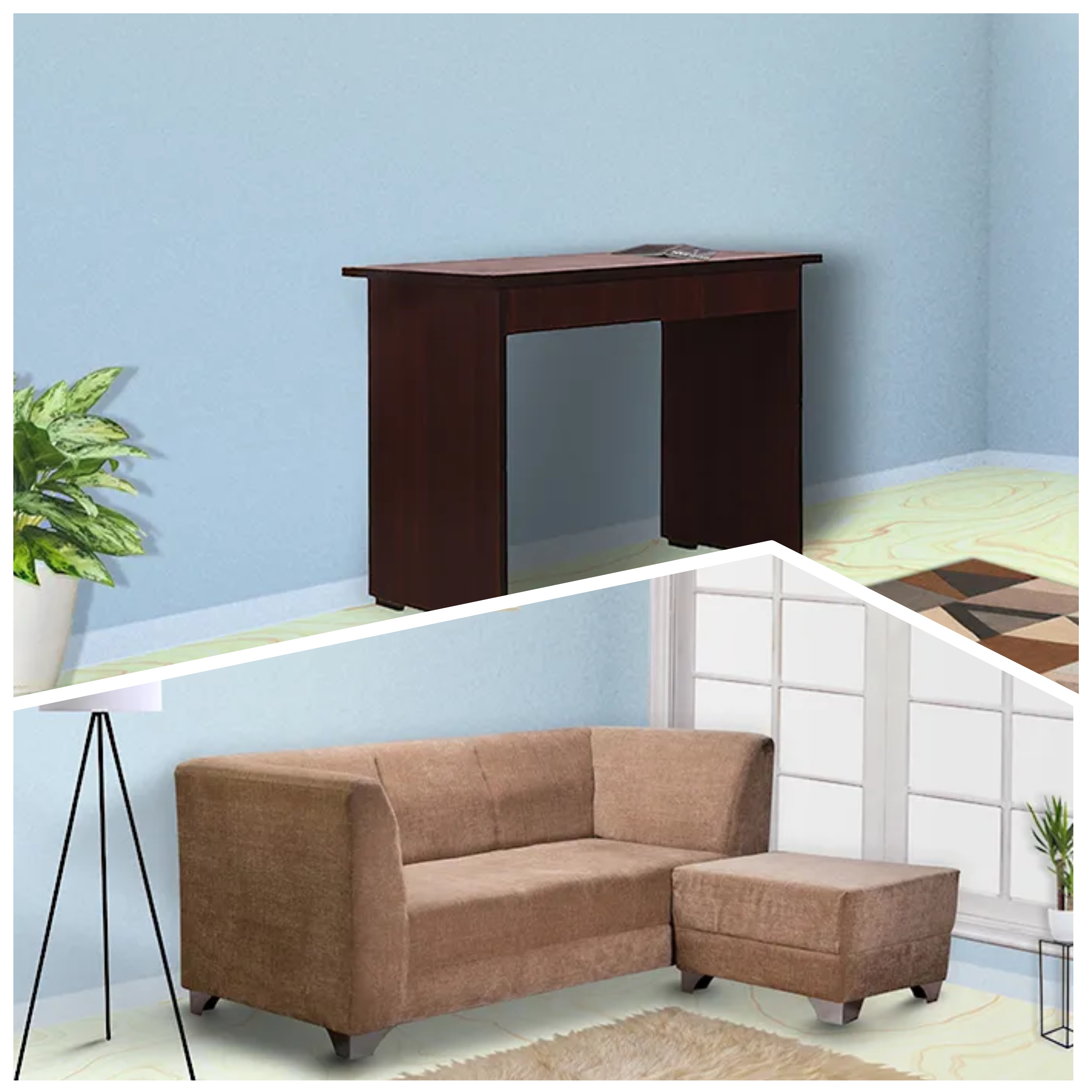 L Corner Sofa Set 1 Value On Rent | ThinkRenta.com
