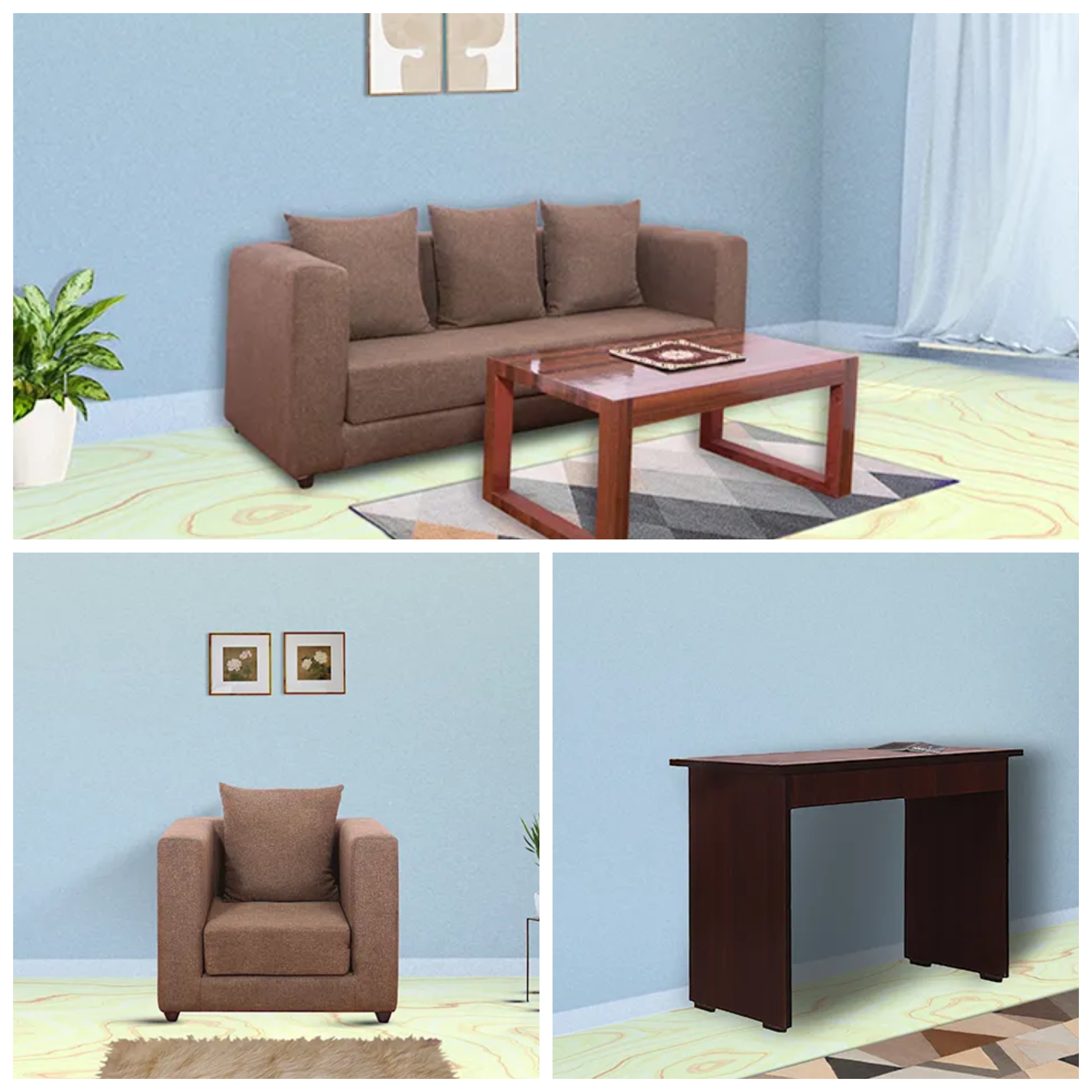 Sofa Set 2 Light On Rent | ThinkRenta.com